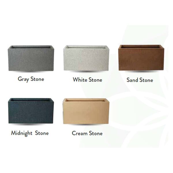 Quebec Rectangle Planter - Ankur Nursery